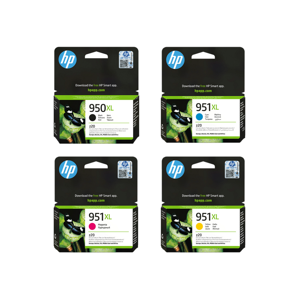 HP 950XL & 951XL High Yield Original Ink Cartridge – Black, Cyan ...