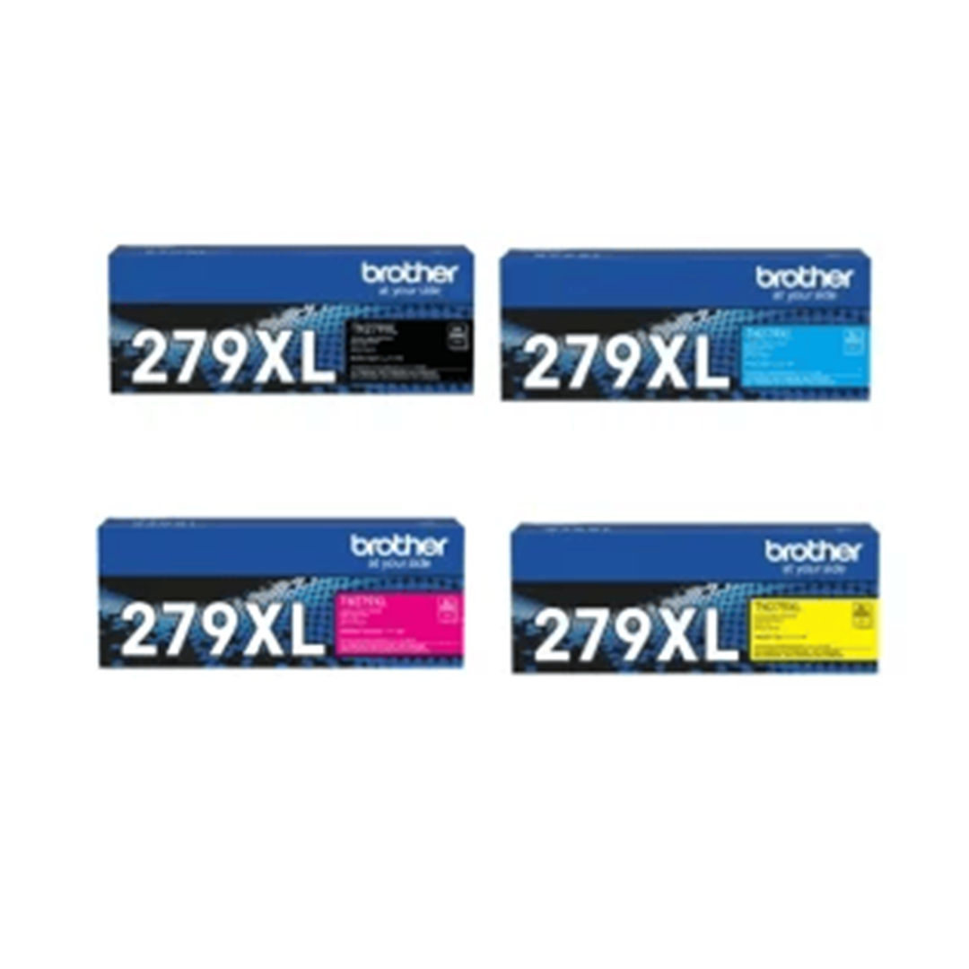 Brother TN279XLBK, TN279XLC, TN279XLM, TN279XLY Toner Cartridges ...