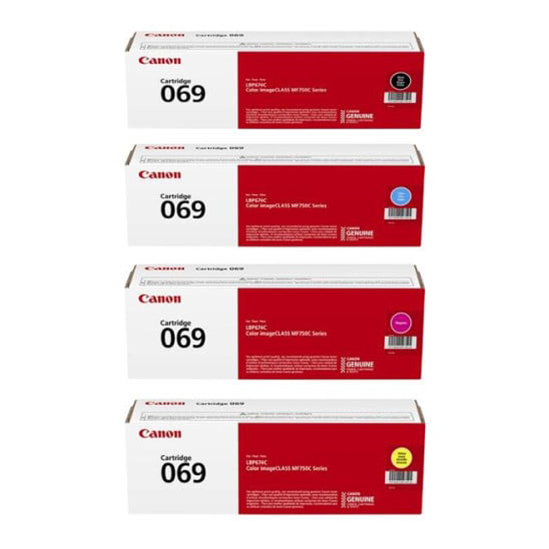 Canon 069 Toners – Black, Cyan, Magenta, Yellow - Advanced PC Bahrain