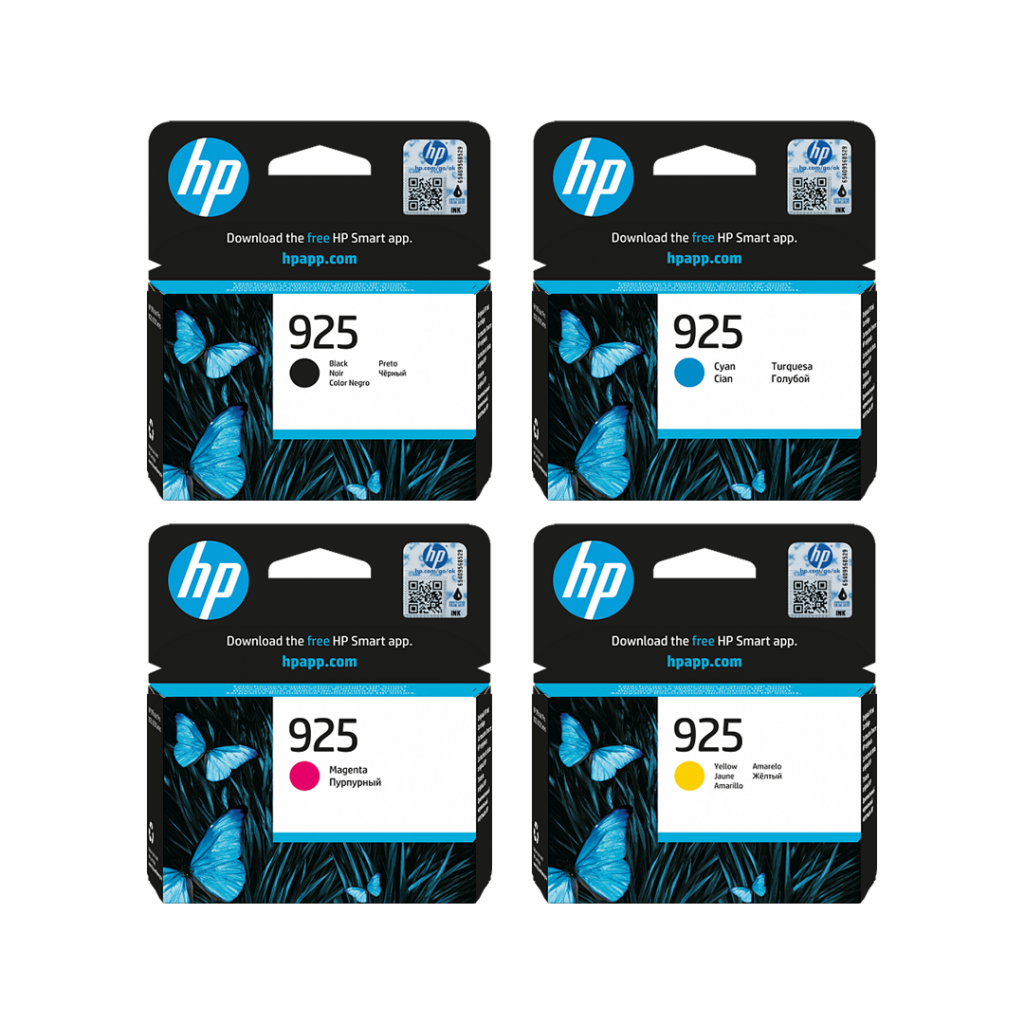 HP 925 Original Ink Cartridge – Black, Cyan, Magenta, Yellow - Advanced ...